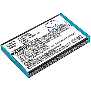 Cameron Sino Battery for Nintendo Advance SP, AGS-001, GBA SP PN:Nintendo AGS-003, SAM-SPRBP 900mAh / 3.33Wh