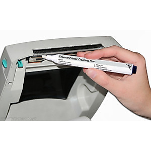 Waffletechnology KICTeam Printhead Cleaning Pen with Chisel Cap for Quickly Removing Contaminants from Thermal Printers Including Label Printer, and Shipping Label Printer (KT-PJC2B12) (12)
