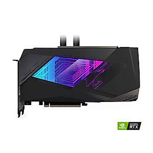 GIGABYTE AORUS GeForce RTX 3080 XTREME WATERFORCE 10G Graphics Card, WATERFORCE Cooling System, 10GB 320-bit GDDR6X, GV-N3080AORUSX W-10GD Video Card