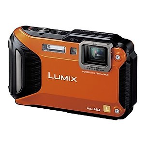 Panasonic Lumix DMC-FT5 Tough Shock & Waterproof Wi-Fi GPS Digital Camera (Orange)