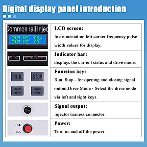 CR-C Common Rail Injector Tester Common Rail Injector Testing Machine Diesel Injector Drive Fuel Repair Tool (Standard)