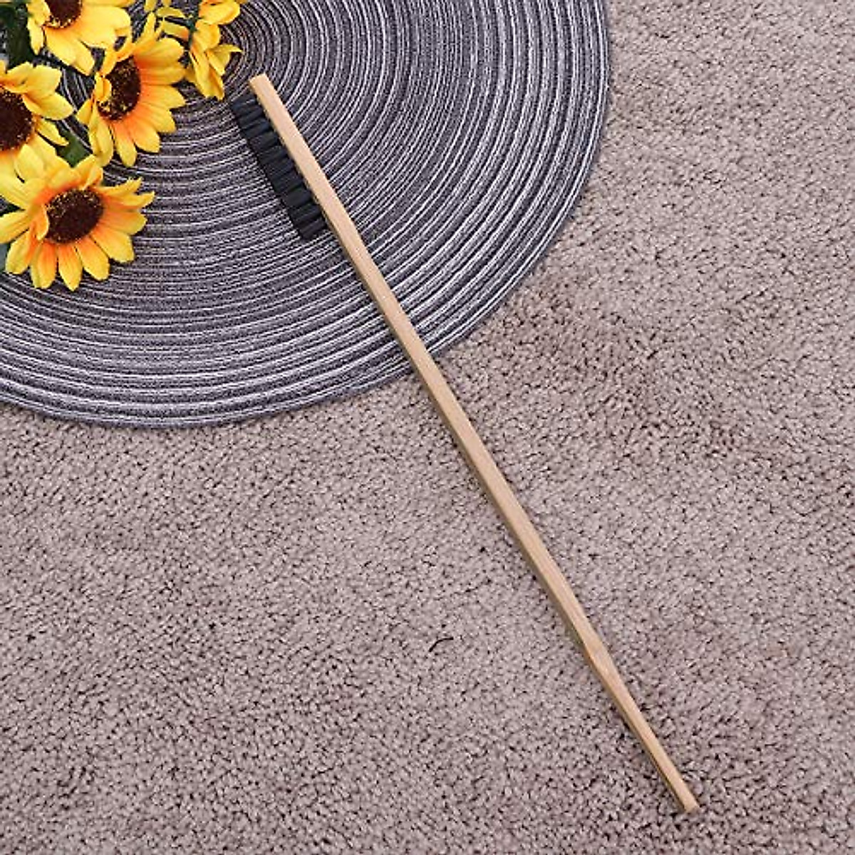 POPETPOP 3Pack Bird Cage Cleaning Brush-Wooden Long Handle Parakeet Cage Cleaner Bird Cleaning Supplies Random Color