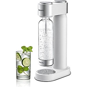 PHILIPS Sparkling Water Maker Soda Maker Soda Streaming Machine for Carbonating with 1L Carbonating Bottle, Seltzer Fizzy Water Maker, Compatible with Any Screw-in 60L CO2 Carbonator(NOT Included)