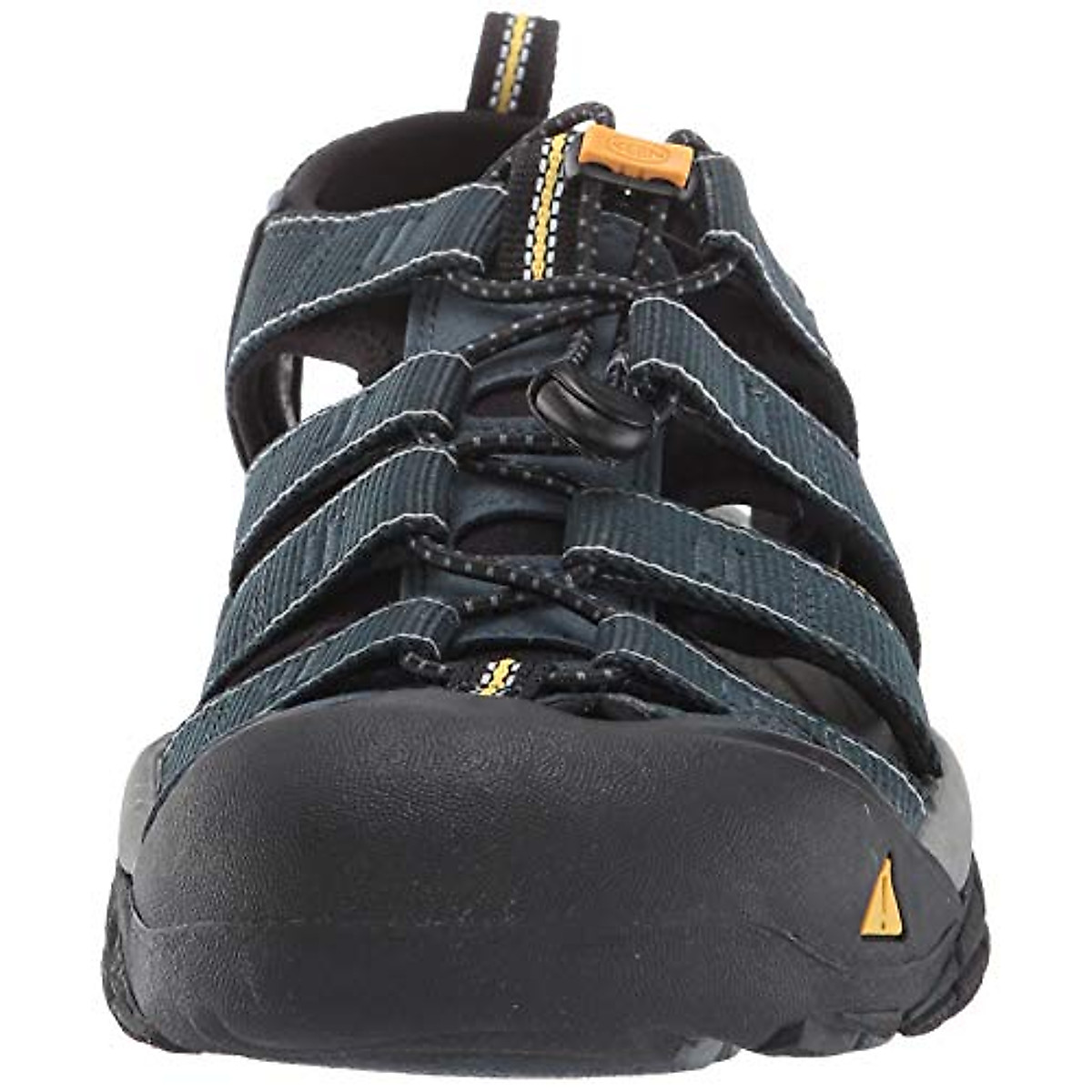 KEEN Men's Newport H2 Closed Toe Water Sandals, Navy/Medium Grey, 10 US