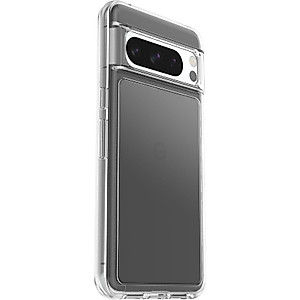 OtterBox Google Pixel 8 Pro Symmetry Series Clear Case - CLEAR, ultra-sleek, wireless charging compatible, raised edges protect camera & screen