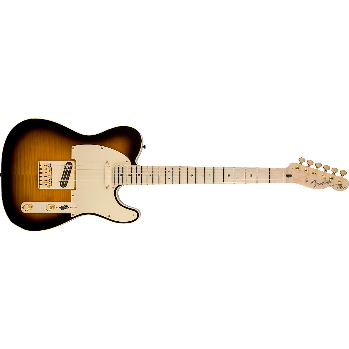 Fender Richie Kotzen Made in Japan Telecaster Electric Guitar, Brown Sunburst, Maple Fingerboard