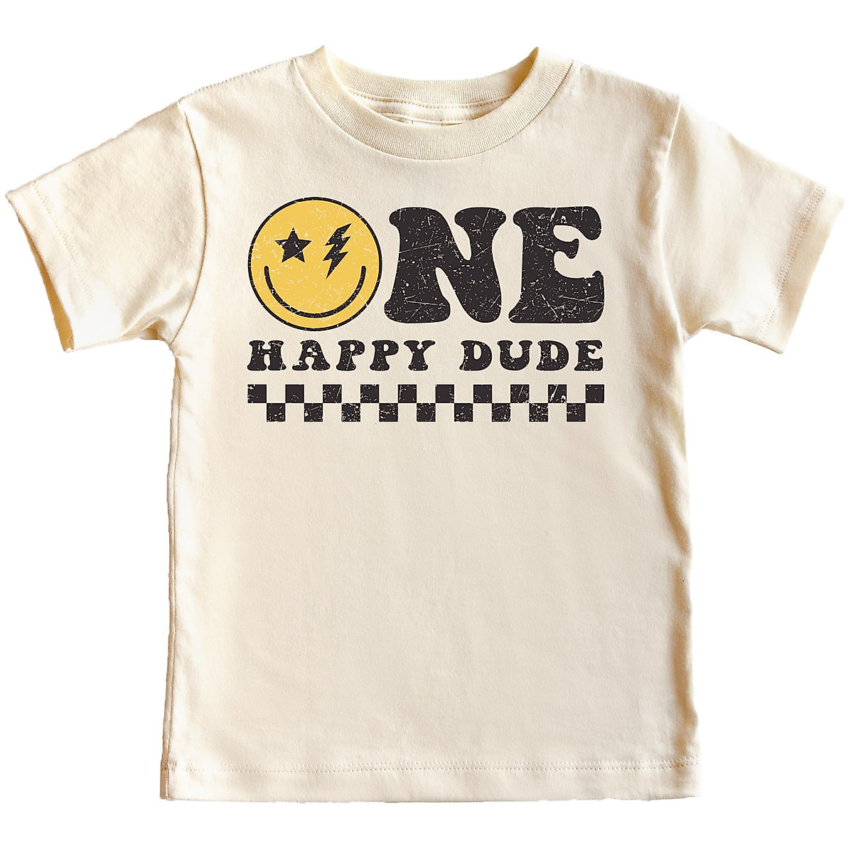 One Happy Dude 1st Birthday Matching Family Outfits for Baby Girls and Mom and Dad Natural Shirt 18 Months