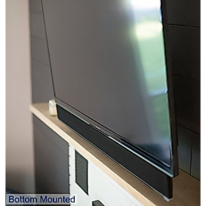 VIVO Universal Sound Bar Steel Bracket Speaker Mount Above or Below Wall Mounted TV, Fits Behind 23 to 65 inches Screens, 33 lbs. Capacity, Mount-SPSB2