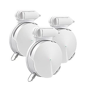 BANGCHEER Wi-Fi Wall Mount, Cable and Power Line Storage Boxes for TP-Link Deco M5, Suitable for Sorting Home Wi-Fi Routers, Wall Mounts That are Easy to be Installed on The Celling (White-3Pack)