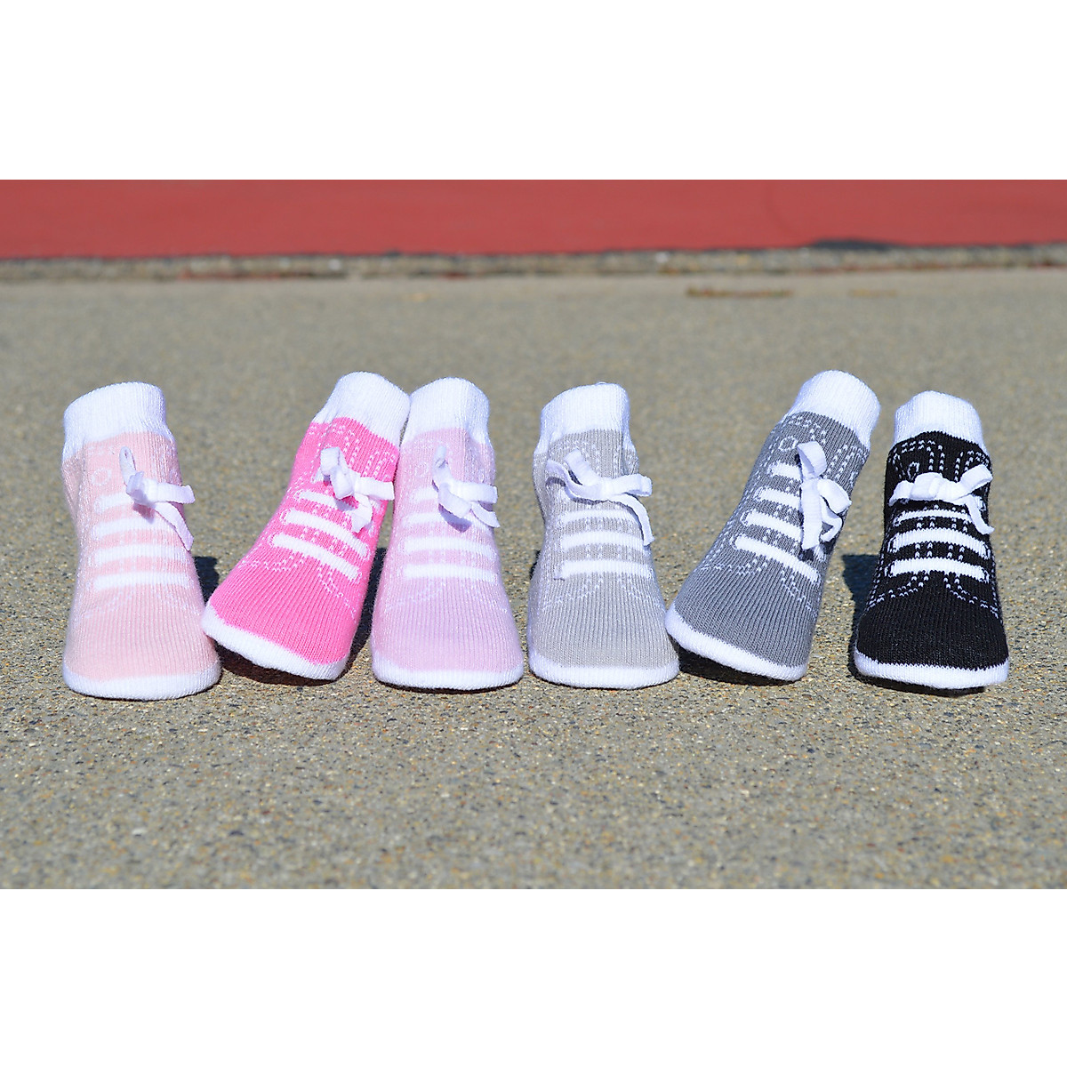 Trumpette Baby Girls Sock Set-6 Pairs, Jenny's-New Assorted Pastels, 0-12 Months