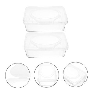 Masks Disposable 2pcs Wipe Box Wipes for Baby Diaper Dispenser Disposable Tissue Dispenser Travel case Portable Tissue Dispenser case Filling Wipe Holder Disposable Masks