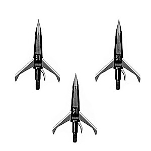 New Archery Products Spitfire Crossbow Mechanical Broadhead 3 Blade 1 1/2" Cutting Diameter 100 Grain Three Pack