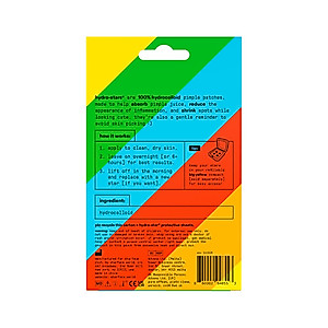 Starface Rainbow Stars, Hydrocolloid Pimple Patches, Absorb Fluid and Reduce Inflammation, Cute Star Shape, Vegan and Cruelty-Free Skincare (32 Count)