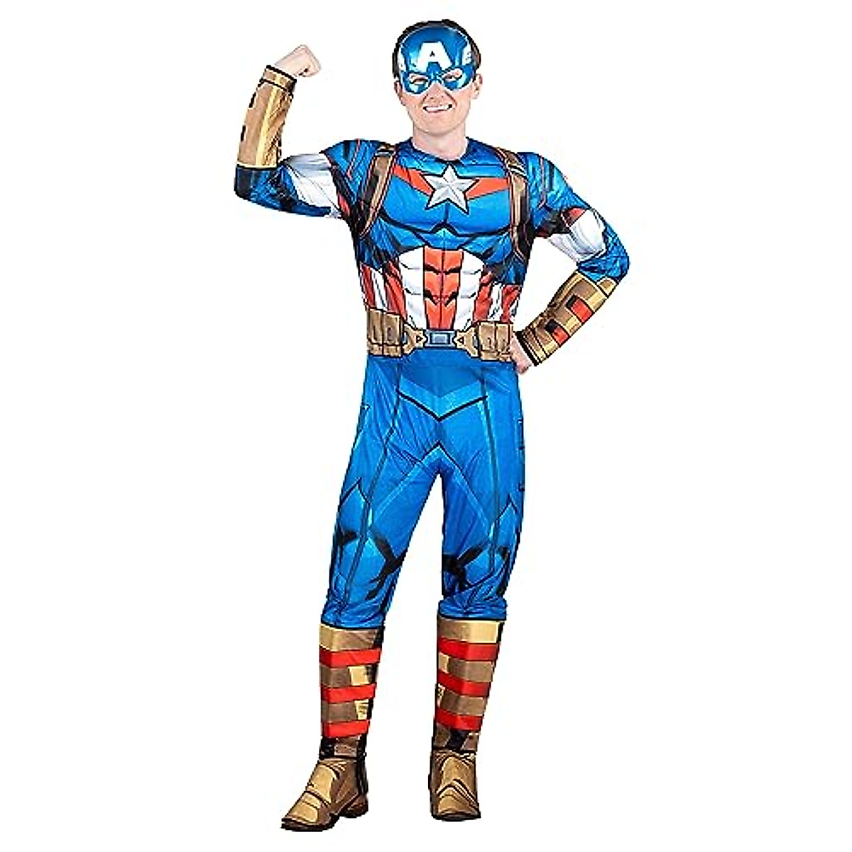 Jazwares MARVEL Captain America Adult Costume Small