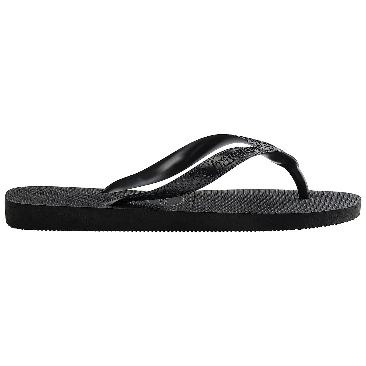 Havaianas Men's Top Flip Flop Sandal, Black, 11-12 M US