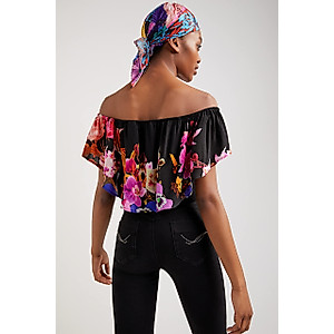 Desigual woMens Casual Blouse, Black, Small US