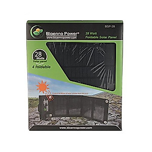 Bioenno Power BSP-28 28 Watt Foldable Solar Panel