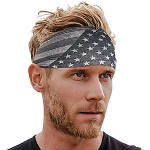 Sports Headbands for Men and Women by Mens - Athletic Sweatbands for Cycling, Football, Working Out and Performance