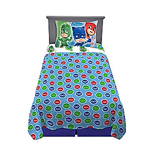 Franco Kids Bedding Super Soft Microfiber Sheet Set, (3 Piece) Twin Size, PJ Masks, MA7908