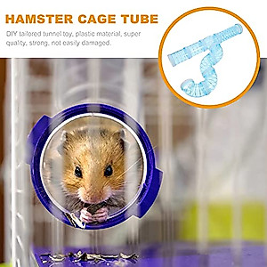 Hamster Cages Cat Cages Indoor Large Hamster Tubes, Hamster Hamster Tubes and Tunnels Hamster Tubes and Tunnels kit Hamster cage Accessories Bedding 1 Set Animal Playpen Dog Cage
