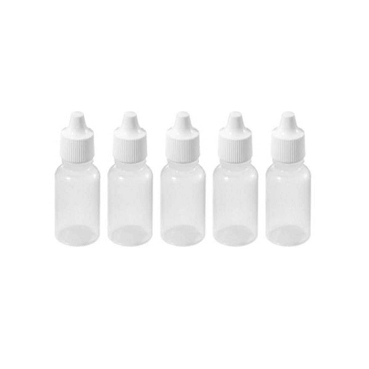 50 Pcs Empty Plastic Squeezable Dropper Bottle with Plug Refillable Portable Eye Liquid Container with Screw Cap (2 ml) by ASTRQLE