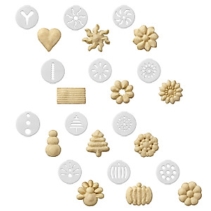 Wilton Simple Success Cookie Press, 13-Piece
