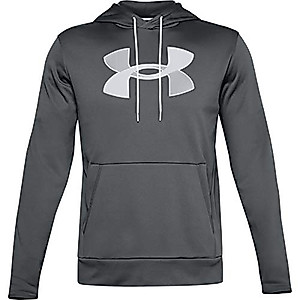 Under Armour mens Armour Fleece Big Logo Hoodie , Pitch Gray (012)/Halo Gray , XX-Large