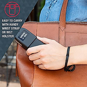 SABRE Pepper Spray & 3-in-1 Stun Gun with Flashlight and Anti-Grab Bar Technology, Self Defense Kit, 35 Bursts, 10 Ft (3 m) Range, 120 Lumens LED Light, Rechargeable Battery (Set of 2)