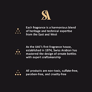 Swiss Arabian Sawt El Arab - Luxury Products from Dubai - Long Lasting Personal Perfume Oil - A Seductive, Exceptionally Made, Signature Fragrance - The Luxurious Scent of Arabia - 3.2 oz