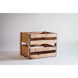Darla'Studio 66 Vinyl Record Holder Wood Crate