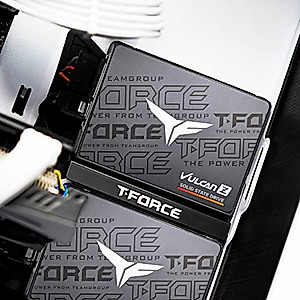 TEAMGROUP T-Force Vulcan Z 240GB SLC Cache 3D NAND TLC 2.5 Inch SATA III Internal Solid State Drive SSD (R/W Speed up to 520/450 MB/s) T253TZ240G0C101