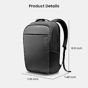 tomtoc 15.6 Inch Professional Business Laptop Backpack, Premium Cordura Material Waterproof Travel Computer Backpack Rucksack with Large Capacity, 26L