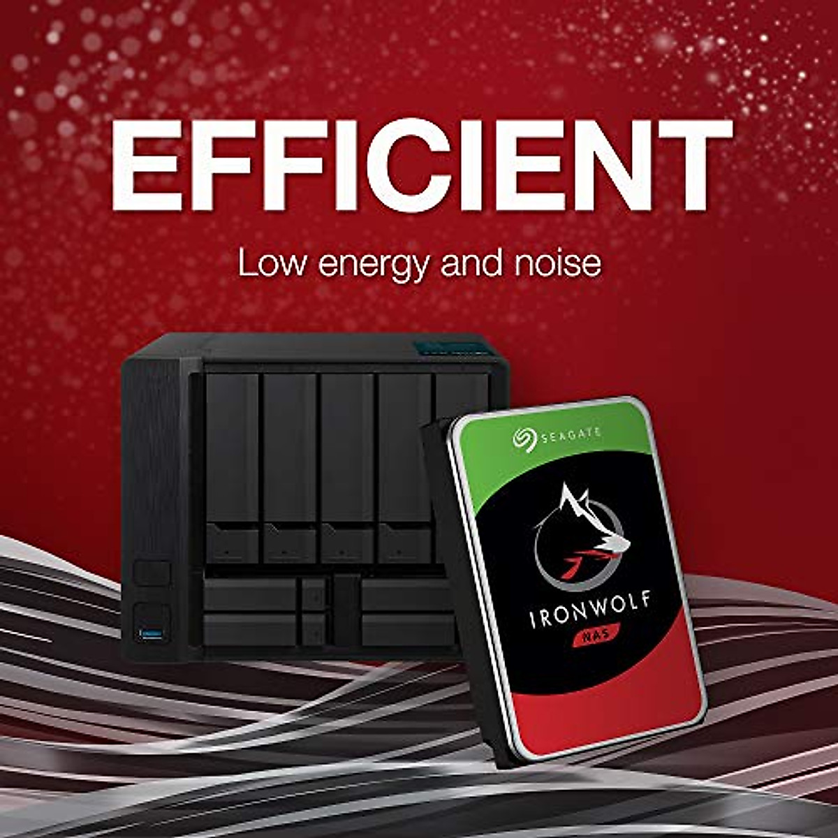 Seagate IronWolf 6TB NAS Internal Hard Drive HDD – 3.5 Inch SATA 6Gb/s 7200 RPM 256MB Cache for RAID Network Attached Storage (ST6000VN0033)