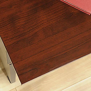 Sauder Via Hutch, L: 59.45" x W: 14.57" x H: 11.65", Classic Cherry Finish