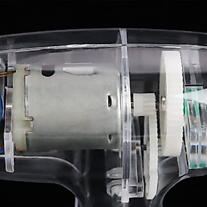 Hand Crank Generator, 6.3V DC Hand Cranked Dynamo No Battery Teaching Demonstrations Hand Crank Dynamo