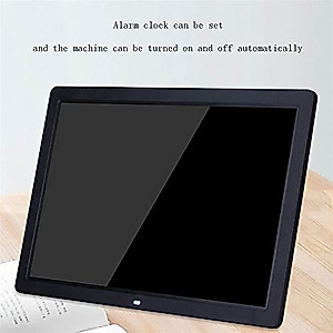 High-Definition Digital Photo Frame 17-inch Electronic Photo Album mall Video Player Advertising Player Supports 1080P Video Playback (Color : White)