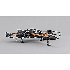 Bandai Hobby Poe's Boosted X-Wing Star Wars, Bandai Star Wars 1/72 Plastic Model Hobby Space Ship