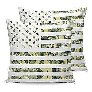 Meet 1998 Throw Pillow Covers 18x18 - Set of 2 Waterproof Pillow Cushion Cases,Camo Pillowcases Decorative Outdoor Pillow Cover for Sofa Couch Bedroom