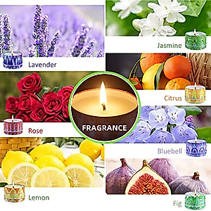 Scented Candles for Home Scented 7 Pack 4.4oz Natural Soy Candles Aromatherapy Candles Gift Set for Women Lavender Candles for Bath Spa Meditation Relaxing