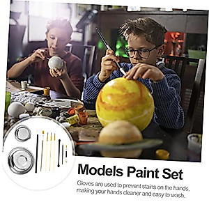 EXCEART 2 Sets Model Coloring Kit Professional Paint Brushes Spray Paint Set Airbrush Makeup Kit Inkless Water Painting Set Artist Paint Brushes Fine Model Craft Spray Kit Models Paint Set