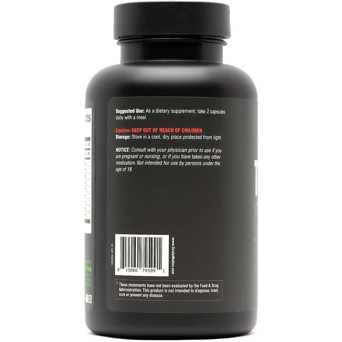 Sculpt Nation by V Shred Test Boost Max - Testosterone Supplement for Men - Tribulus Terrestris for Men - Natural Energy, Stamina, and Strength Booster - 60 Gluten Free Capsules