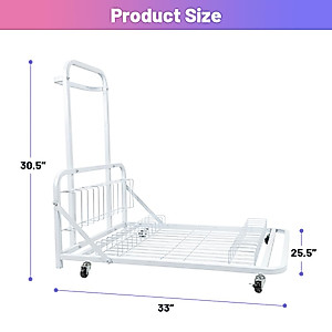 Yeeoy Art Canvas Storage Rack with Caster Wheels, Art Drying Rack Artwork Storage, Drawing Board Storage Rack for Canvas Boards, Frame, Panel, Printed Matter