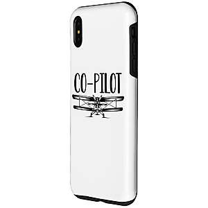 iPhone XS Max Vintage Airplane Flying Pilot Aircraft Co-Pilot Aviation-the Case