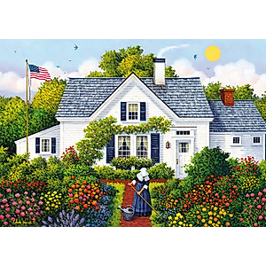 Buffalo Games - Charles Wysocki - Elizabeth's Garden - 300 Large Piece Jigsaw Puzzle