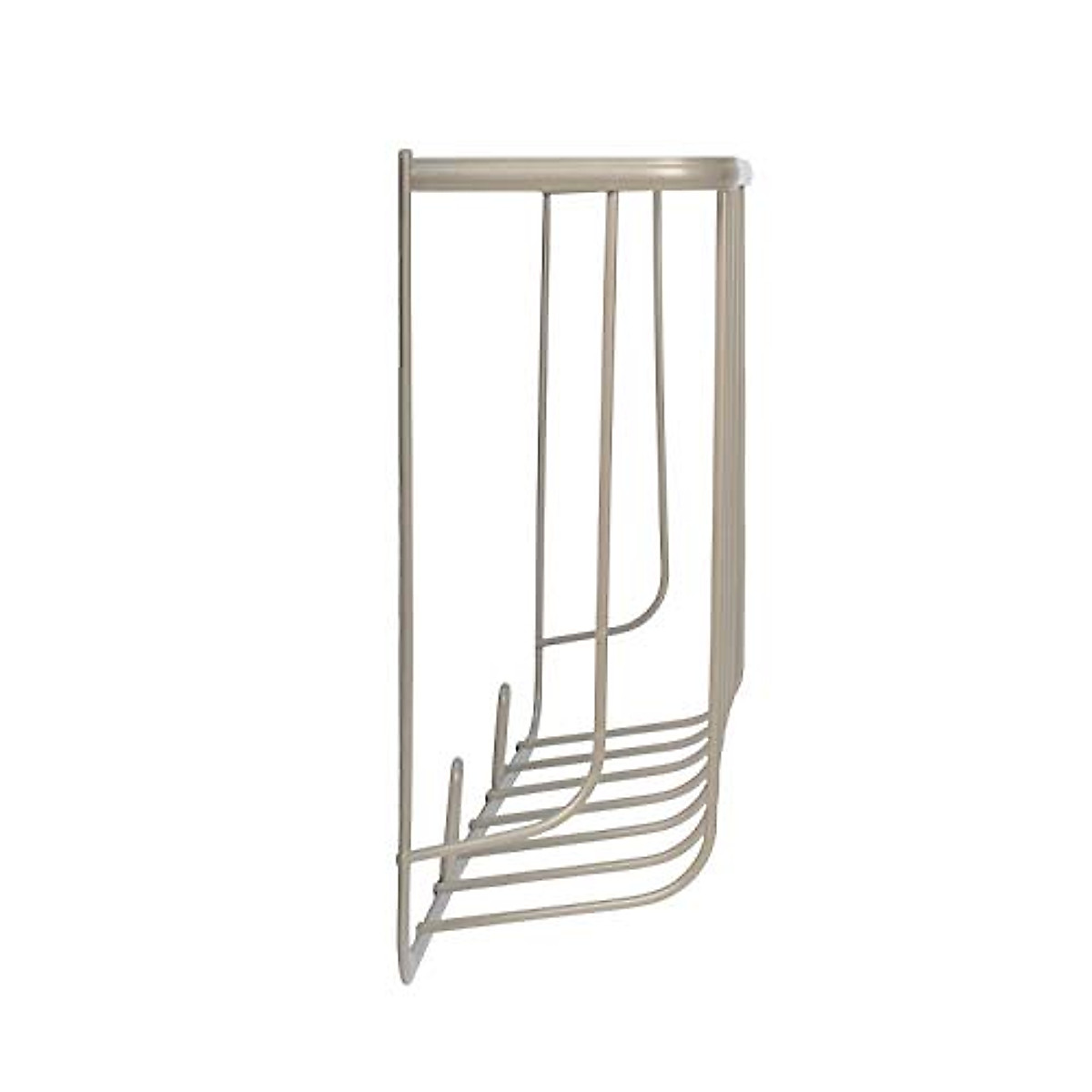 Spectrum Diversified Ashley Cabinet & Wall-Mounted Board & Bakeware Holder, Cookie Sheet Cutting Board Organizer for Cabinet, Baking Accessory Storage & Organization, Satin Nickel