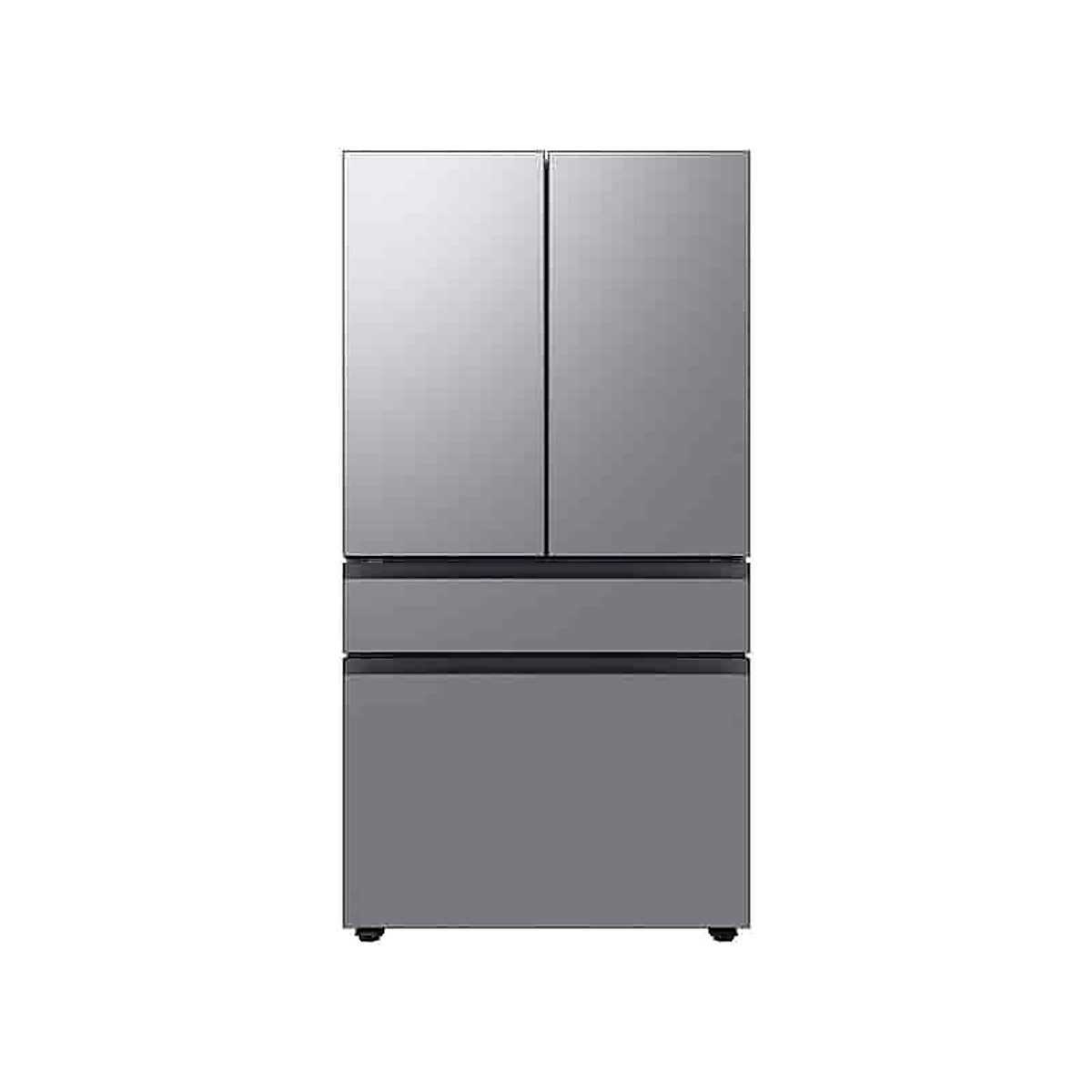 Samsung Bespoke 23 cu. ft. 4-Door French Door Smart Refrigerator with Beverage Center in Stainless Steel, Counter Depth