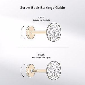 Limerencia Hypoallergenic G23 Implant Grade Titanium Screw Back Earrings Tragus 20G Helix F136 Piercing Post for Sensitive Ears Simulated Diamond Cartilage (5 mm, Black CZ)