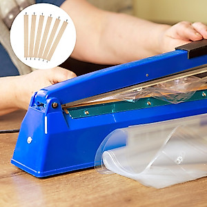 6pcs Sealing Machine Heating Wire Heat Sealer Wire Replacement Heating Wires for Heat Sealer Heat Sealer Strips Impulse Sealer Wire Impulse Sealer Element Impulse Heat Sealer Parts