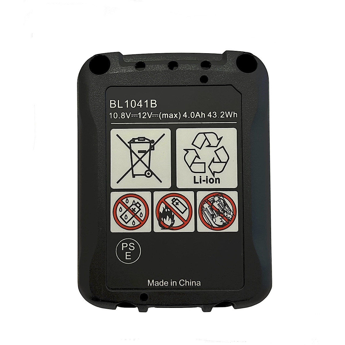 Replacement for Makita Battery 2pcs 12V BL1041 4,0A with DC10WD Charger Compatible with Makita Tools DF031D DF0331D JR103D MP100DZ TD110D 197339-1 HSS01D HP332D BL1041B BL1021B BL1015 DC10WC DC10SB