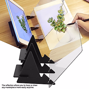 DIY Drawing Tracing Pad Optical Projector Line Painting Copy Board Panel Reflection Sketching Copy Pad with 5 Brackets